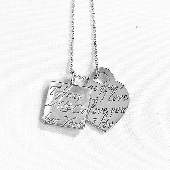 Tiffany & Co. | Jewelry | Tiffany Co 925 Cursive Script New York Square ...